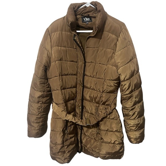 YMI | Jackets & Coats | Ymi Collections Size Xl Gold Jacket Zipper ...